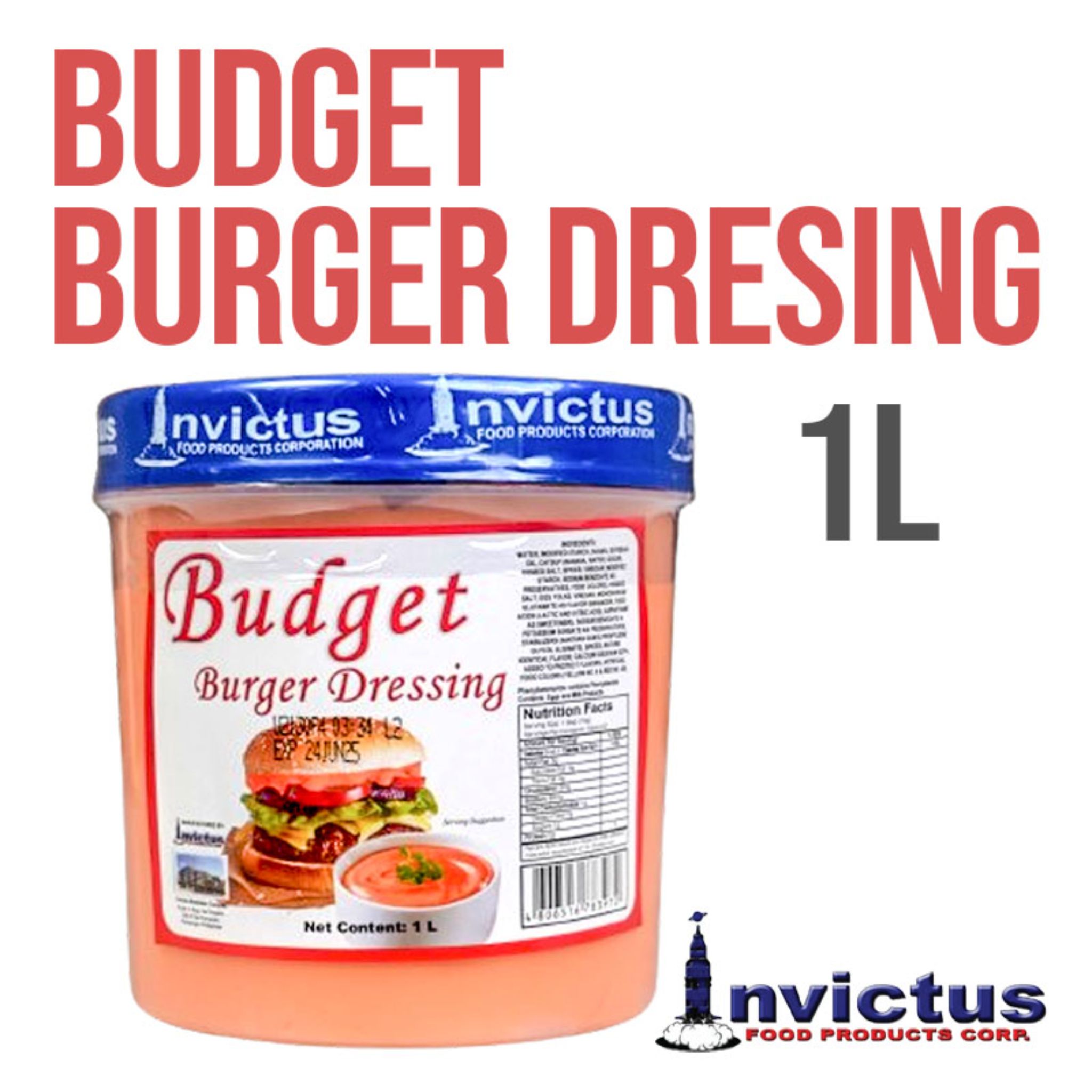 Budget Burger Dressing 1L | NegosyoNow