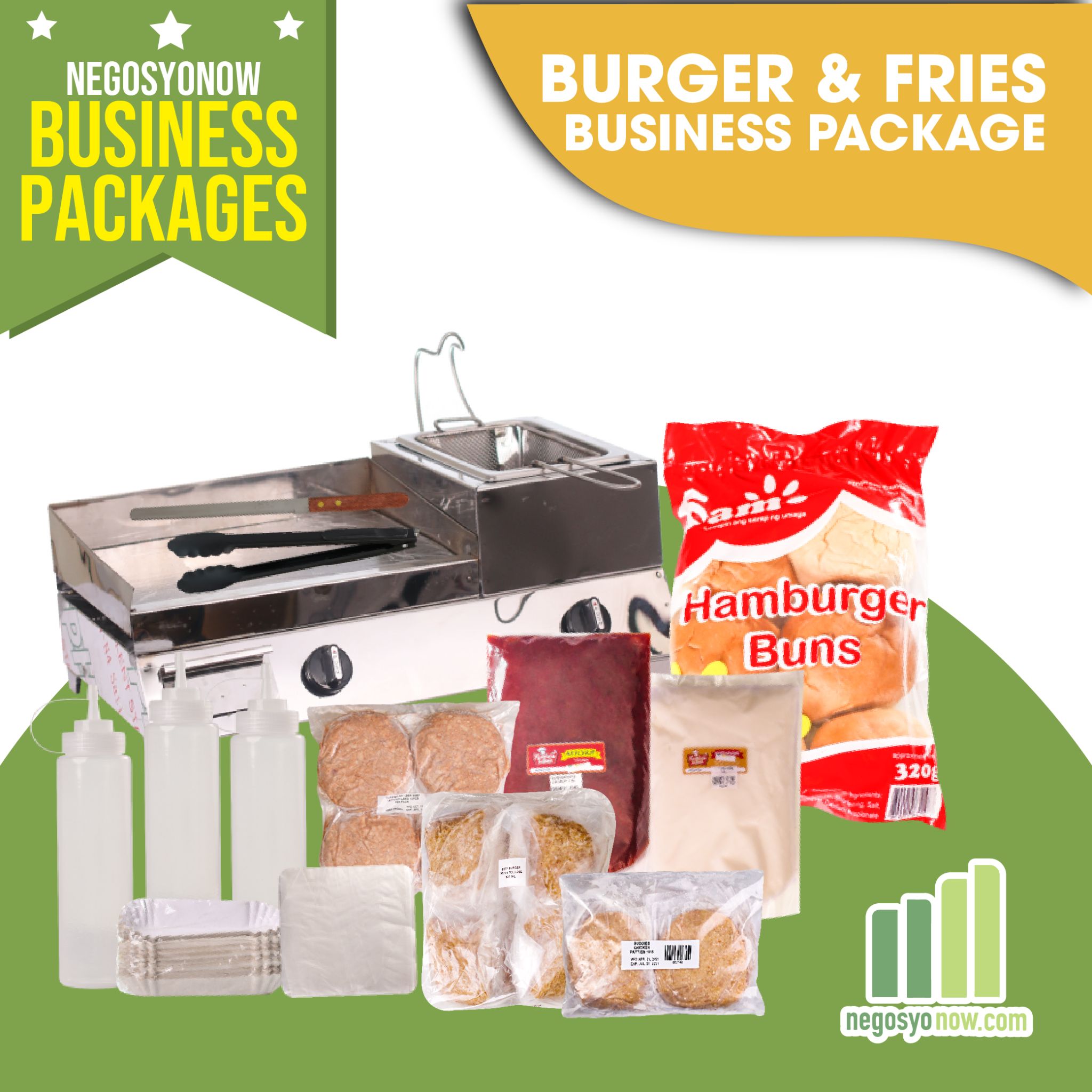 Burger & Fries Negosyo Package | NegosyoNow