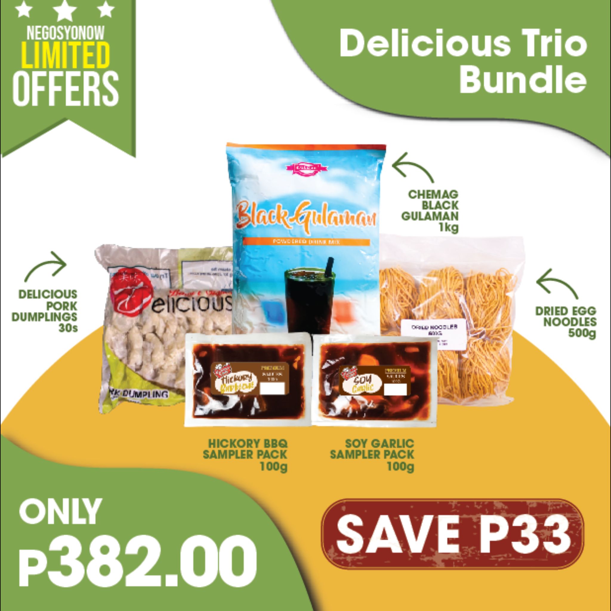 Delicious Trio Bundle | NegosyoNow