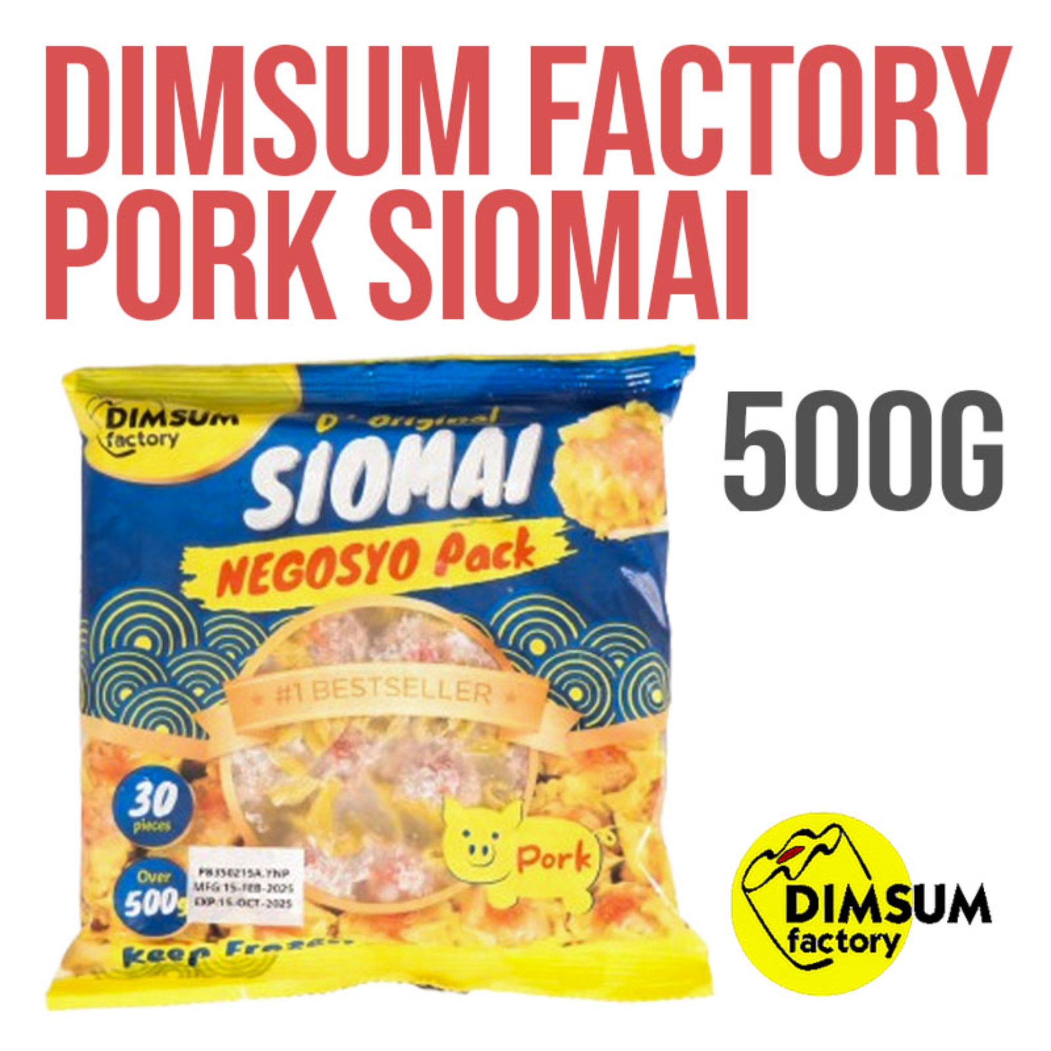 Dimsum Factory Pork Siomai Yellow 30s | NegosyoNow