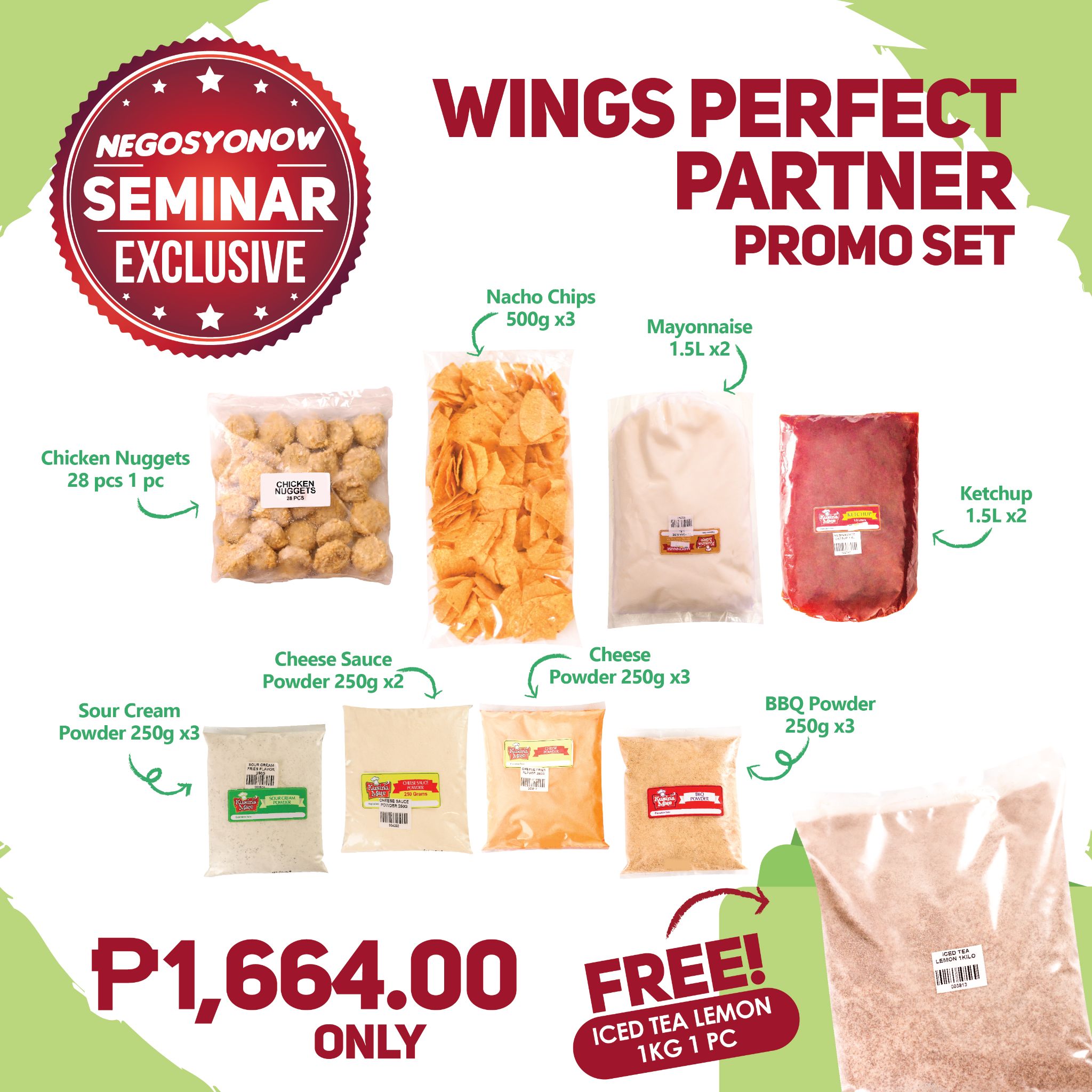 Wings Perfect Partner Promo Set | NegosyoNow