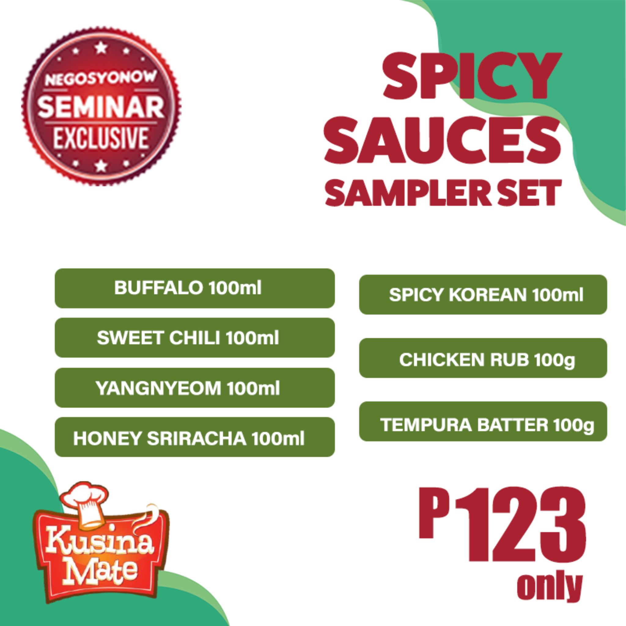 Spicy Sauce Sampler Set | NegosyoNow
